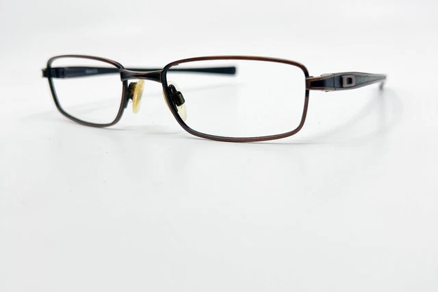 OAKLEY ROTOR 2.0 Polished Brown Rectangle Eyeglasses Frames 51-18 135 ...