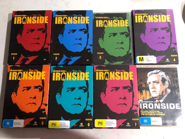 IRONSIDE THE COMPLETE Series 1 - 8 Region 4 DVD Raymond Burr $149.95 ...