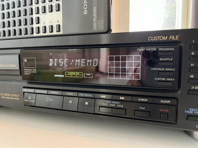 RARE SONY CDP-970 Compact Disc Player CD Mech KSS-210A (2 x PCM58P-1 ...