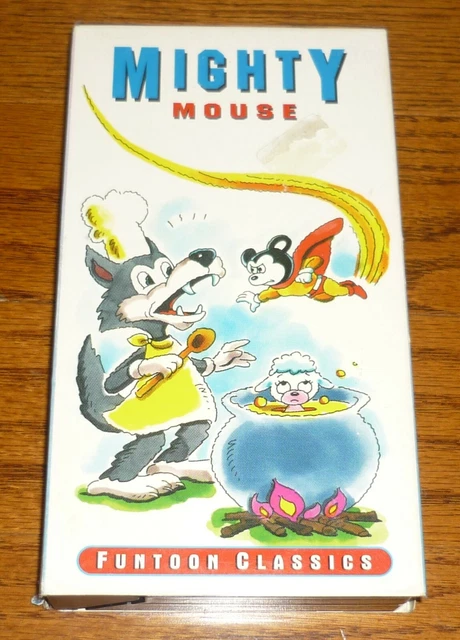 MIGHTY MOUSE VHS video tape, Funtoon Classics, AIC Home Video, 1992 ...
