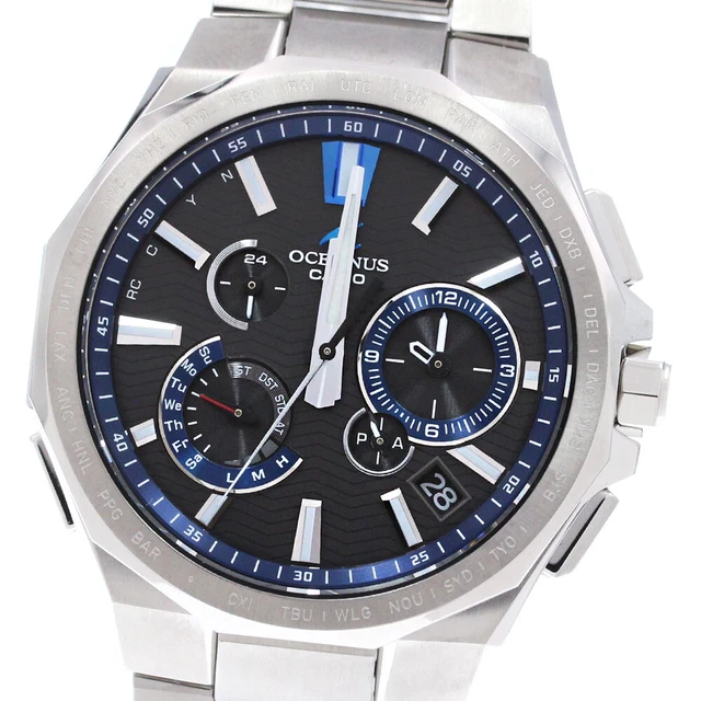 CASIO OCEANUS CLASSIC Line OCW-T6000-1AJF Solar Powered Radio Men's Watch_867728 £536.97 ...