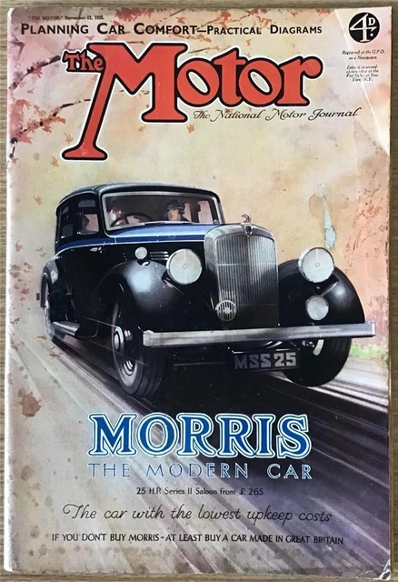 THE MOTOR MAGAZINE 12 Nov 1935 CROSSLEY REGIS TESTED Commercial Motor ...