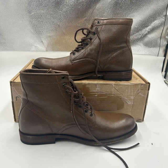 FRYE TYLER LEATHER Lace Up Boots, for Men, 5 ¾” Shaft Height, Cognac ...