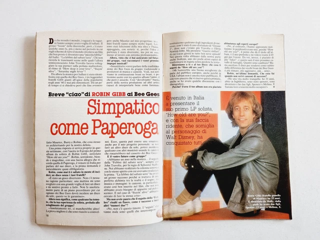 RARE REVUE DOLLY 246-1983 +Poster Marcella Bella-Robin Gibb-Angelo ...