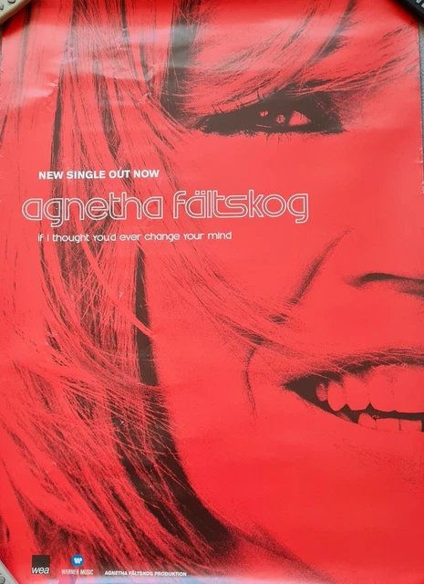 ABBA- AGNETHA FÄLTSKOG RAREST ORIGINAL POSTER MY COLOURING BOOK SIZE 70 ...