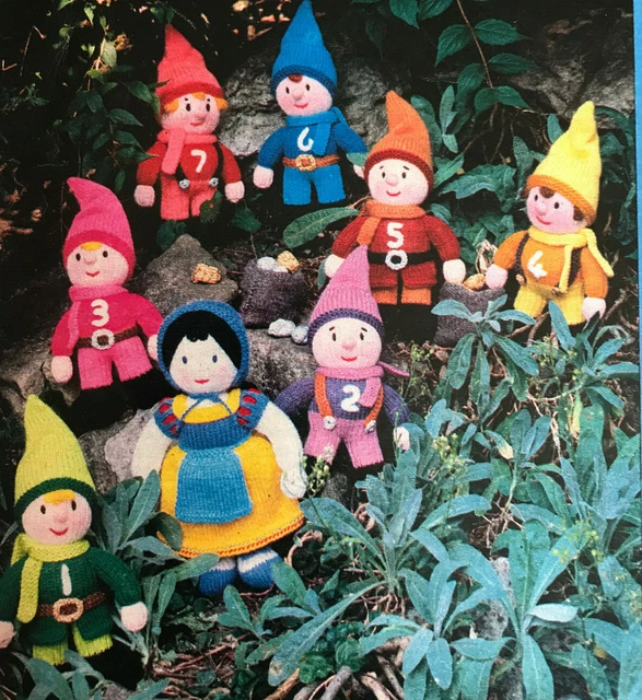 SEWING + KNITTING PATTERN Jean Greenhowe Fairy tale toys Snow White ...
