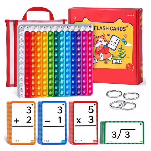 MATH FLASH CARDS Math Games Addition Subtraction Division ...