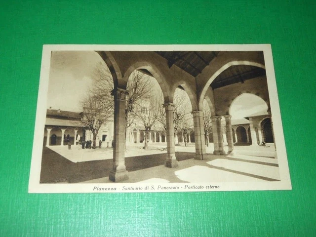 CARTOLINA PIANEZZA - Santuario di San Pancrazio - Porticato esterno ...