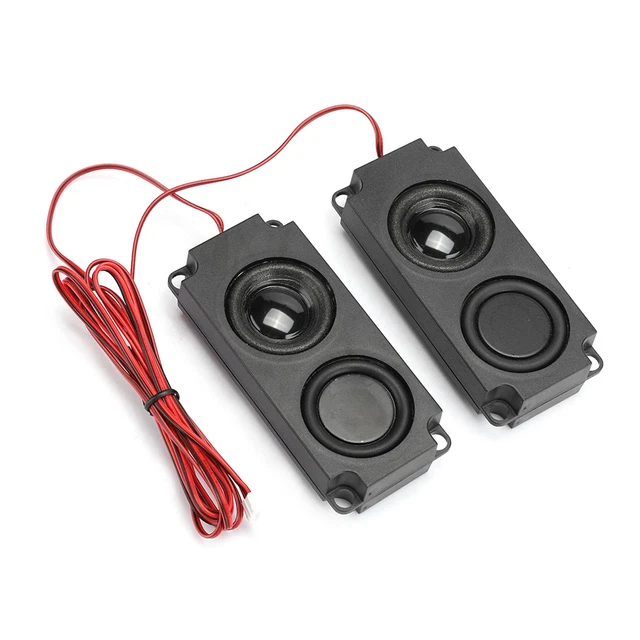 8Ω 5W HEAVY Bass Cavity 40mm Magnetic Dual Speaker For TV Monitor UE £ ...
