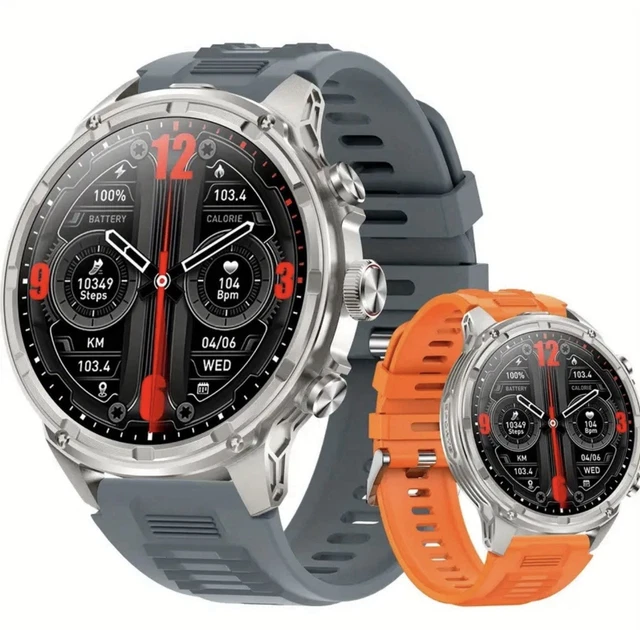 SMART WATCH FOR Android/iOS Fitness Tracker, Call/Text, 70 Sport modes ...