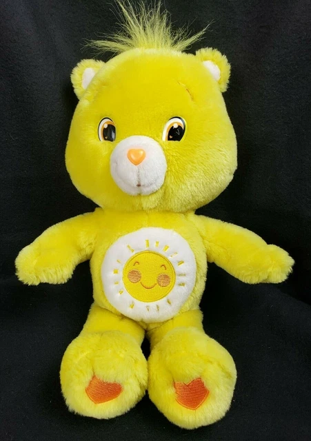 2007 CARE BEARS 14" Funshine Bear Plush Stuffed Animal Toy Nostalgia ...
