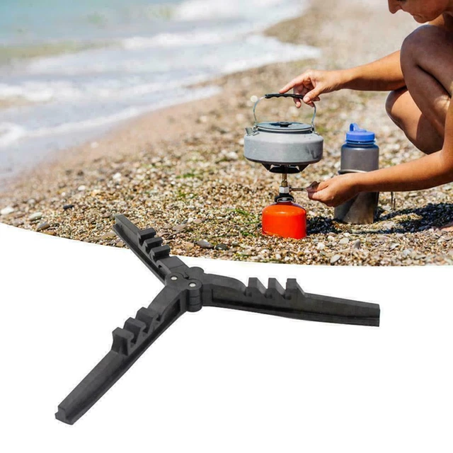 CAMPING GAS TANK Stove Base Holder Canister Tripod Cooking Stand She :л ...