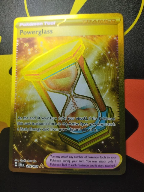 POWERGLASS 097/064 GOLD SECRET RARE Shrouded Fable Pokémon Card Near ...