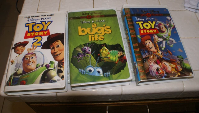 TOY STORY, A Bug's Life, Toy Story 2 vhs 3 pack £16.99 - PicClick UK