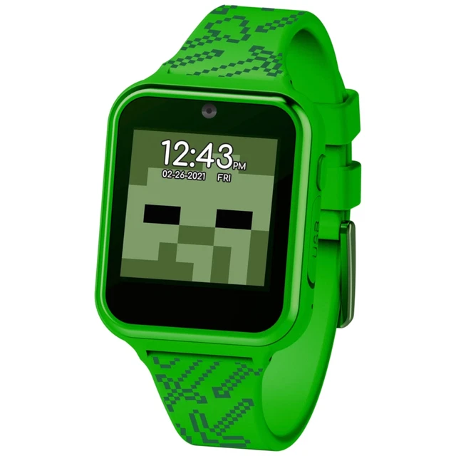 MINECRAFT KIDS SMART Watch Digital Display Activity Tracker Game Play ...