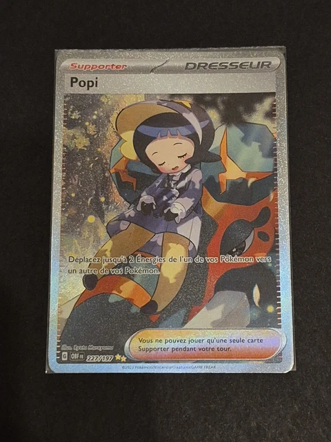 CARTE POKÉMON POPI 227/197 Flammes Obsidiennes Ev03 OBF Fr Neuve EUR 8 ...