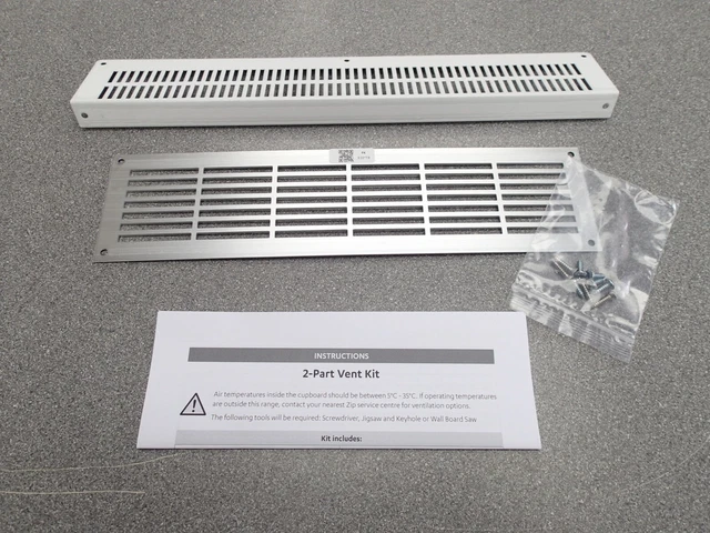 ZIP HYDROTAP - Ventilation Kit (2 Part Vent Kit) (1) £29.99 - PicClick UK