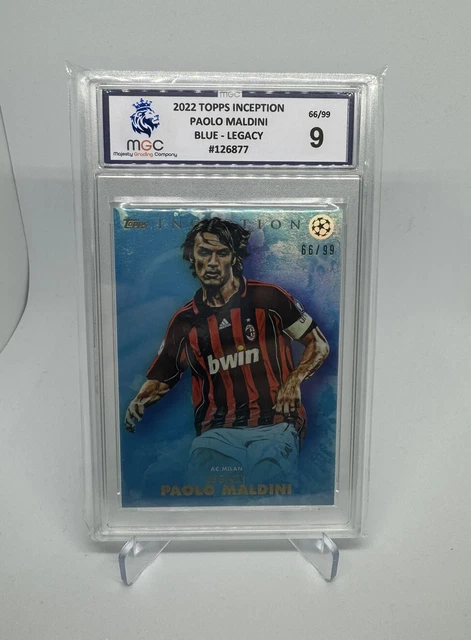 2022 TOP INIZIO/99 paolo maldini blu legacy mgc 9 EUR 76,67 - PicClick IT