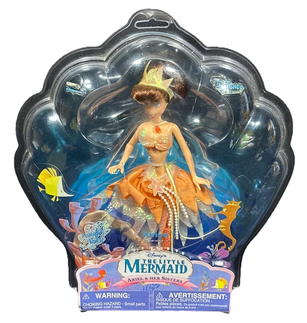 THE LITTLE MERMAID Ariel & Her Sisters ATTINA Doll Figure Disney Store ...