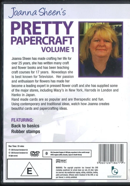 JOANNA SHEEN'S PRETTY Papercraft Volume 1 (2006) DVD EUR 2,37 - PicClick IT