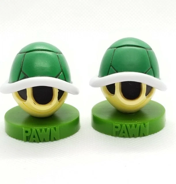 NINTENDO MARIO BROS Chess Pieces 8 Koopa Shell ~ 8 Coin Token Pawn ...