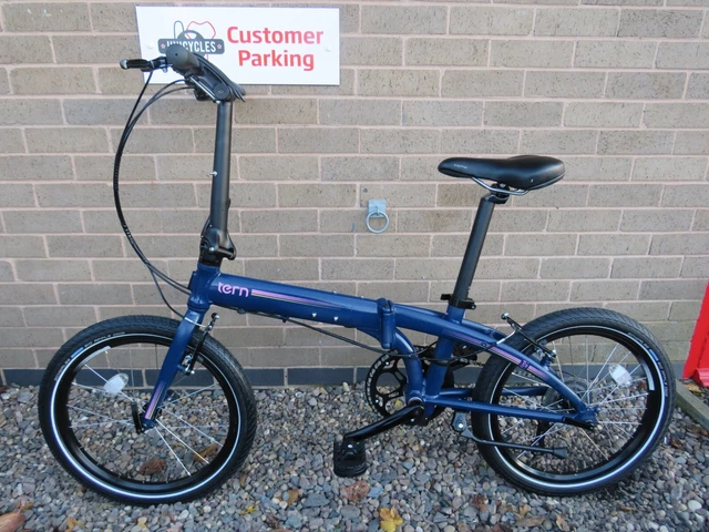 TERN LINK D8 FOLDING BIKE ALUMINIUM FRAME 20 INCH WHEELS EX SHOP DEMO ...