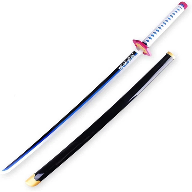 DEMON SLAYER TOMIOKA Giyu Wooden Sword Prop Replica £29.99 - PicClick UK