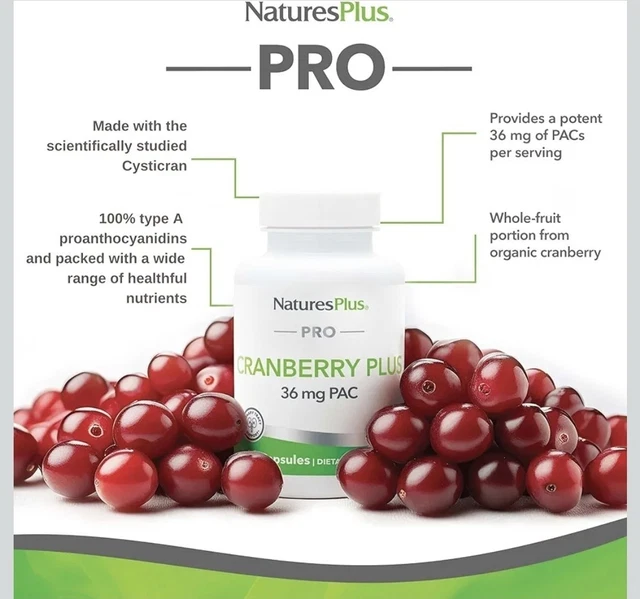 CRANBERRY SUPPLEMENT, FRUIT & Extract, Anti-Inflammatory, Brain Health ...