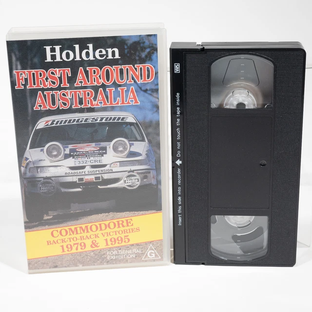 HOLDEN FIRST AROUND Australia VHS Tape Commodore 1979 & 1995 Race ...