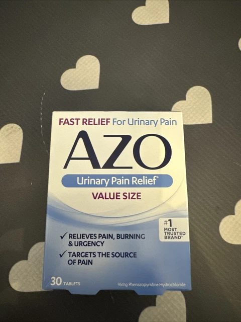 AZO STANDARD URINARY Pain Relief - 30 Tablets £17.50 - PicClick UK