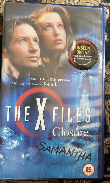 VHS VIDEO TAPE - The X Files Closure - With Collectors Card £9.99 ...