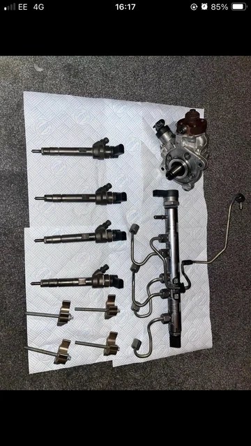 BMW N47 FUEL System With Pump, Injectors, Rail & Sensors £465.72 ...