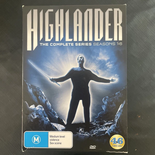 HIGHLANDER COMPLETE SERIES 46 x DVD Box Set Seasons 1-6 / Very Good ...