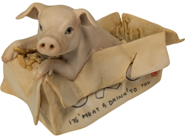 BORDER FINE ARTS Nugent Pig Figurine All Creatures Great and Small £10. ...