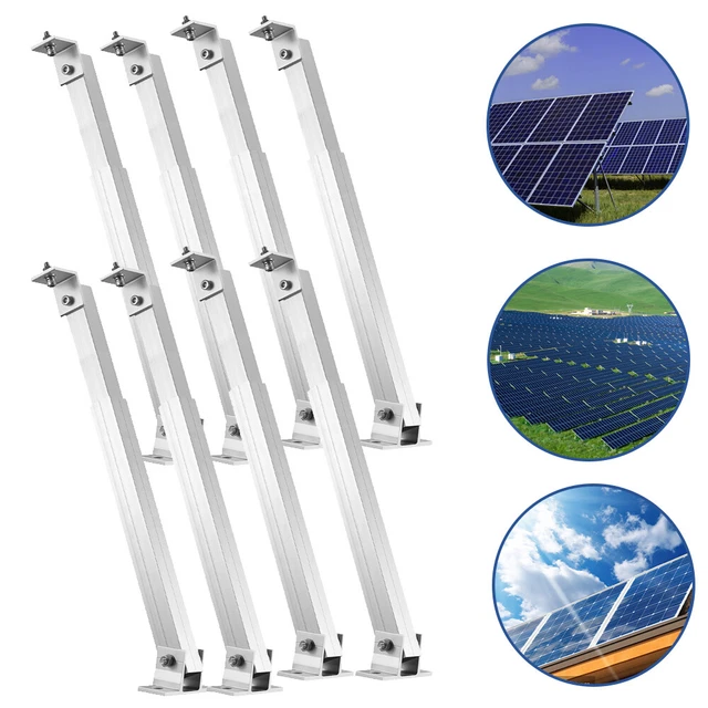 SOLAR PANEL RV Tilt Mounting Brackets Roof Flat Surface PV Adjustable ...