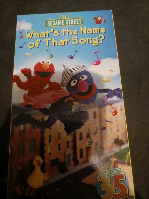 VHS SESAME STREET-WHATS The Name of That Song & Bonus Lot Of Animation ...