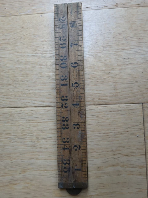 VINTAGE RABONE Boxwood Folding Ruler. 3ft. No 1167 £7.50 - PicClick UK