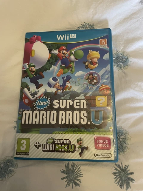 NEW SUPER MARIO Bros U + New Super Luigi U Nintendo Wii U UK PAL £15.00 ...