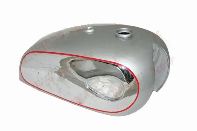 BSA GOLD STAR A7 A10 Super Rocket Gas Fuel Tank Chrome Plated Silver ...