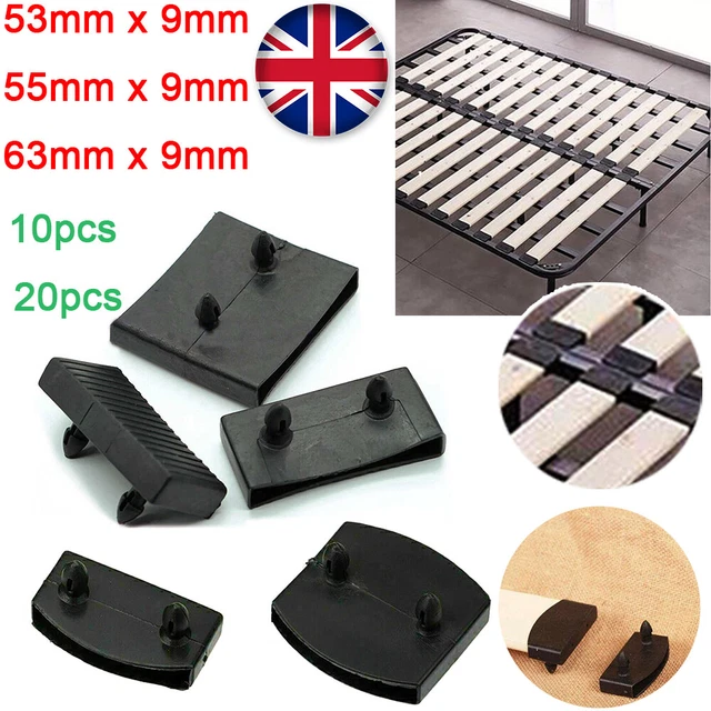 REPLACEMENT BED SLATS Cap Holders 50-55mm 60-63mm for all Size Beds ...