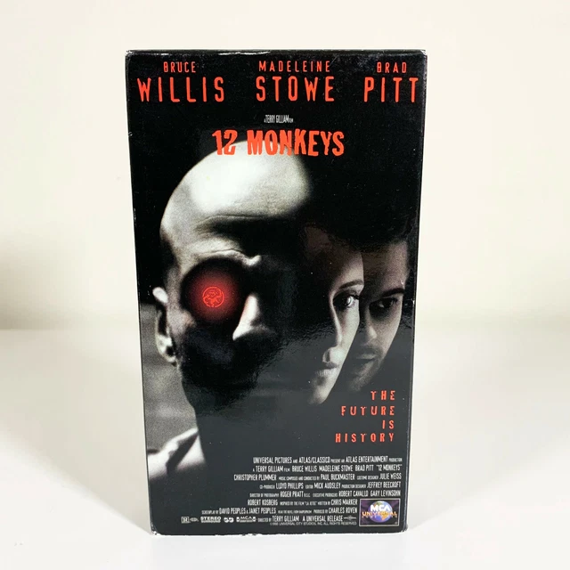 12 MONKEYS (VHS) Bruce Willis, Brad Pitt Movie £10.68 - PicClick UK