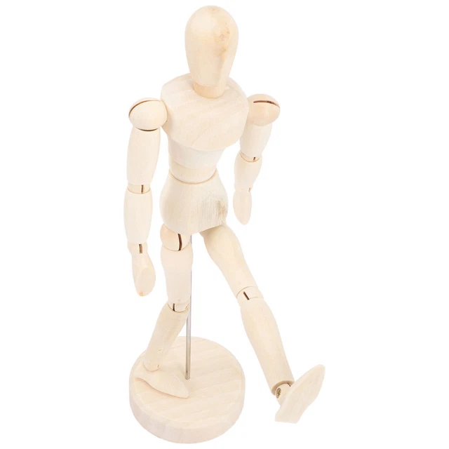 ARTIST MANIKIN WITH Stand Mannequin Base Drawing Jointed Flexible £8.88 ...