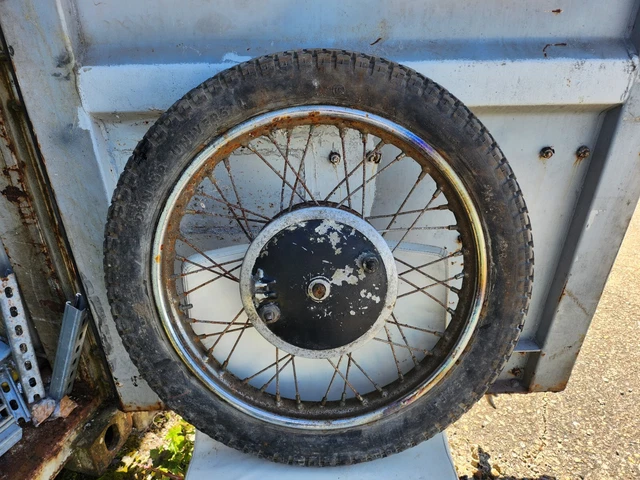 BSA A7 A10 B31 B33 Shooting Star Super Rocket Cast Iron Hub Front Wheel ...