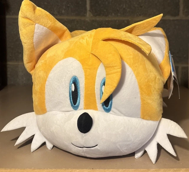 SONIC THE HEDGEHOG TAILS 3D Head Plush Teddy Backpack Bag With Zip ...