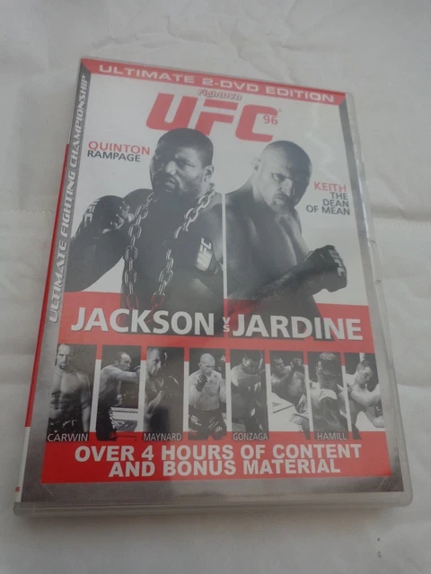 ULTIMATE FIGHTING CHAMPIONSHIP Ufc 96 Jackson Vs Jardine Dvd 2009 Wwe £ ...