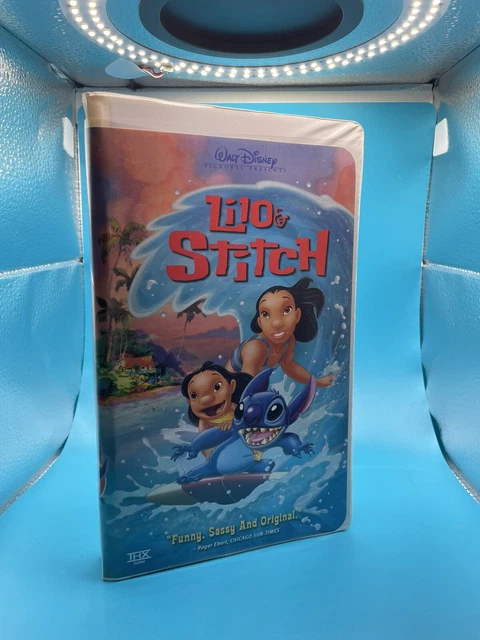 LILO & STITCH Walt Disney VHS Tape Home Video 2002 Clam Shell 23988 $7. ...