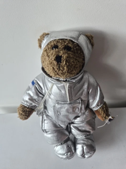 TEDDY BEAR VINTAGE Space Astronaut Collectible Plush Toy Soft Stuffed ...