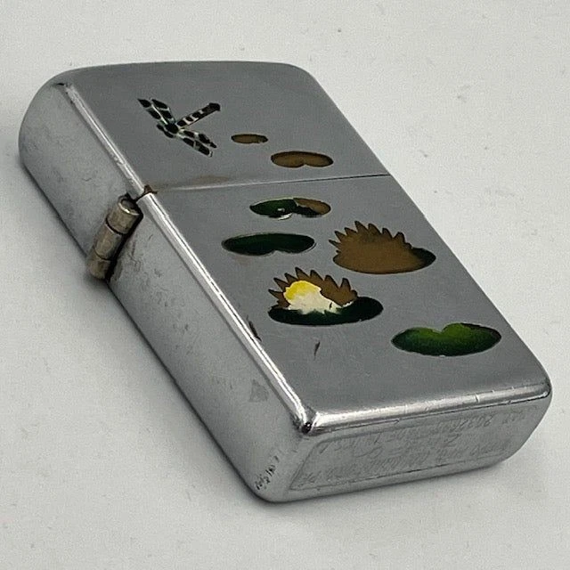 RARE ZIPPO 1947-1949 "Town & Country" 3-Barrel Hinge Vintage Lighter £ ...