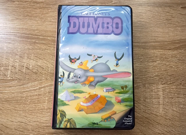 DUMBO VHS 1985 First Release Walt Disney Black Diamond Classics RARE ...