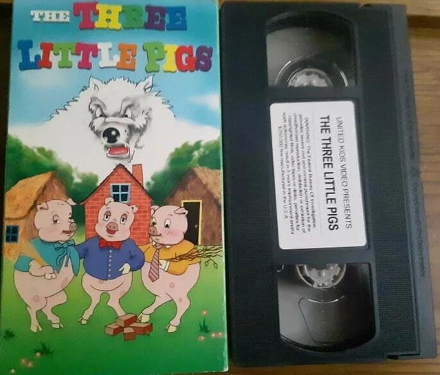 THE THREE LITTLE Pigs (VHS, 1995) ANIMATION £28.16 - PicClick UK